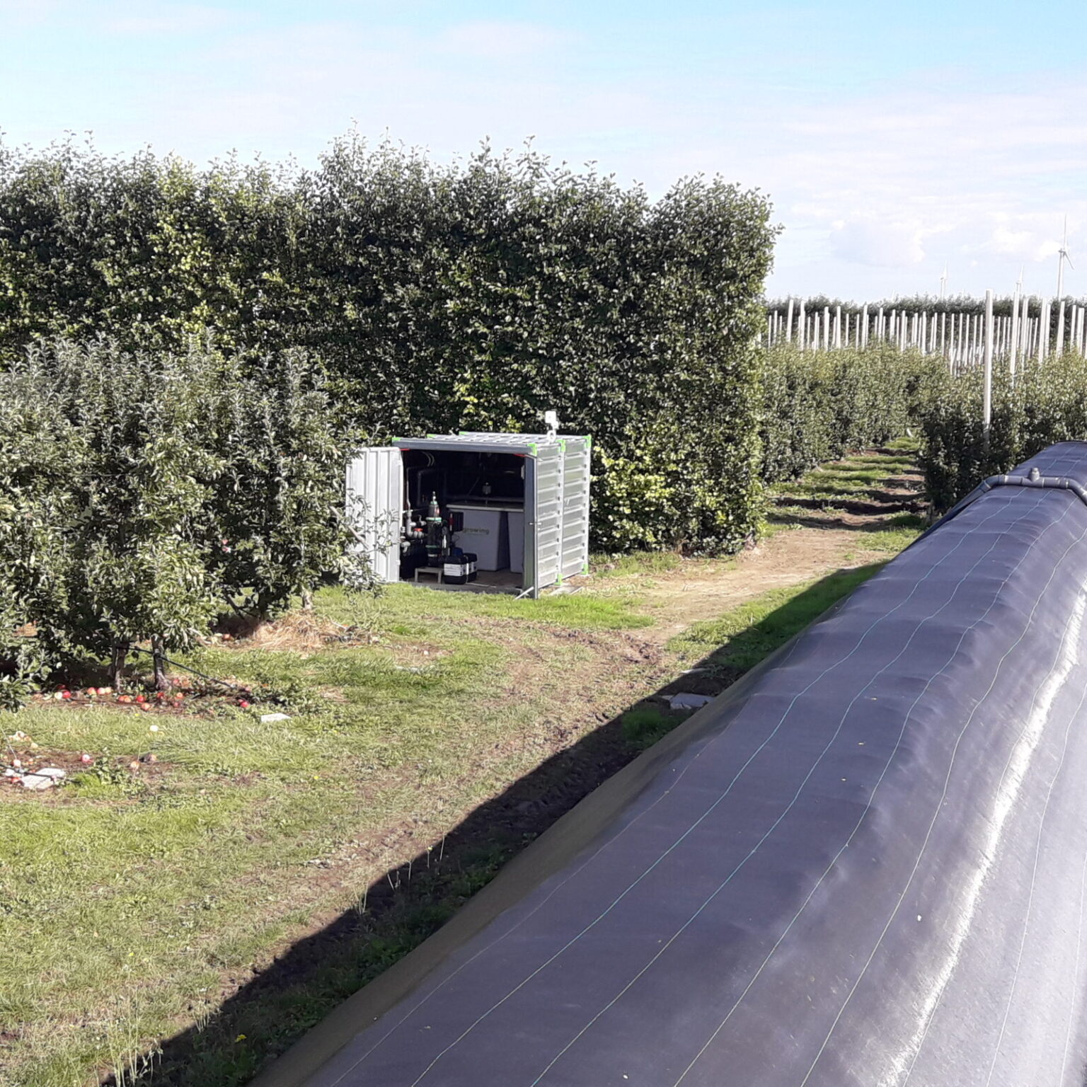 Fertigatie-unit fruitteelt - Agrowing